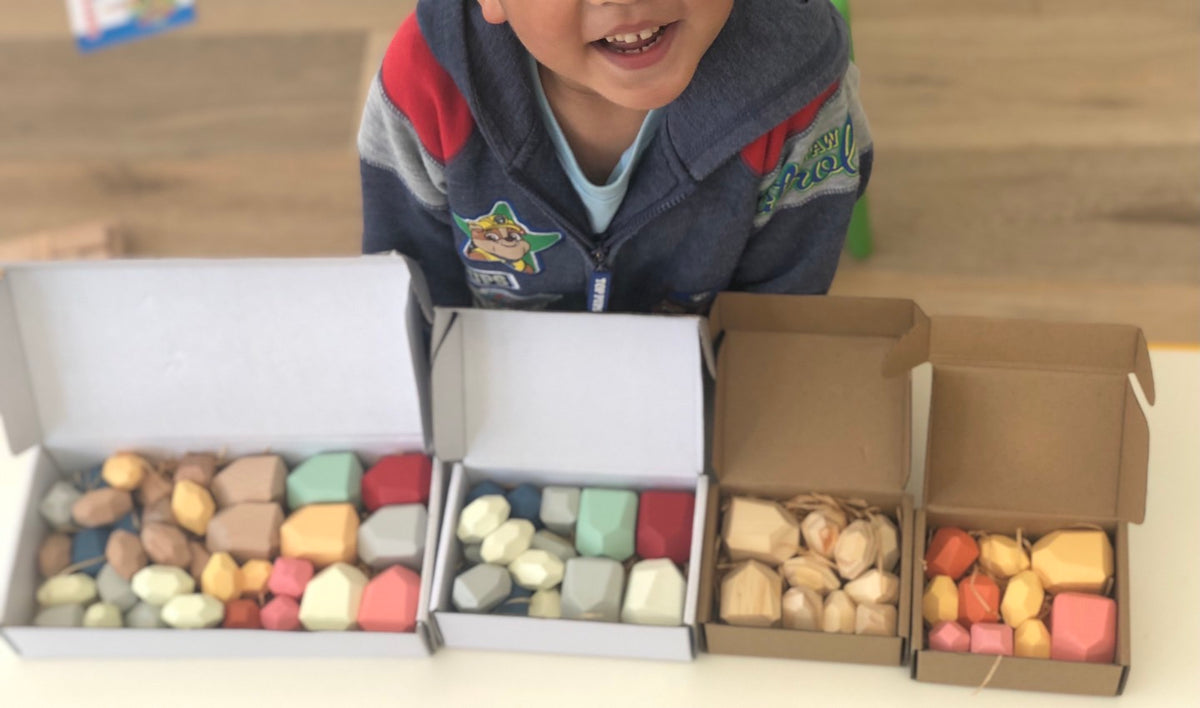 Natural wooden stacking rock - Balancing Stones Kid's Gem Stones ...